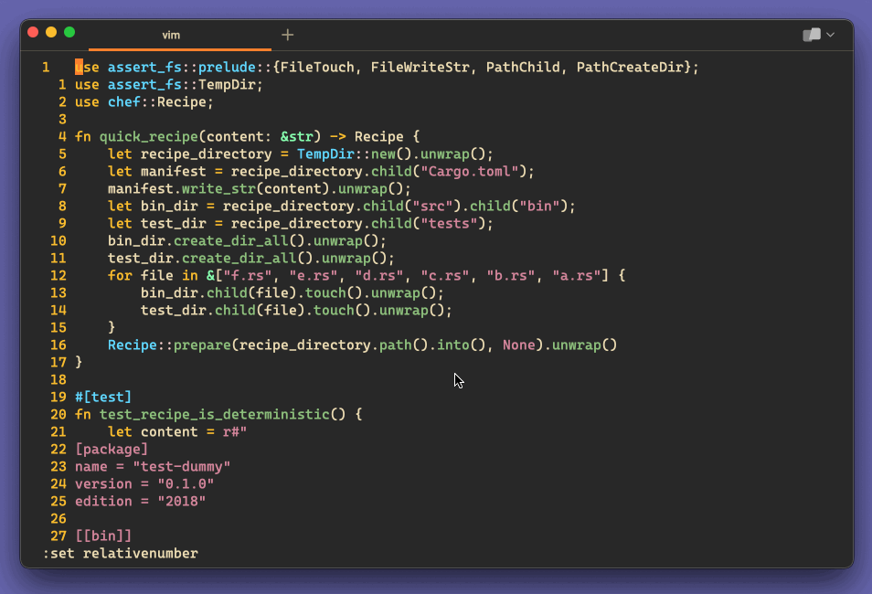 Warp: How To Go To a Specific Line in Vim / Vi