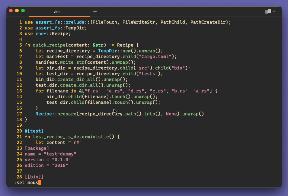 Warp: How To Go To a Specific Line in Vim / Vi