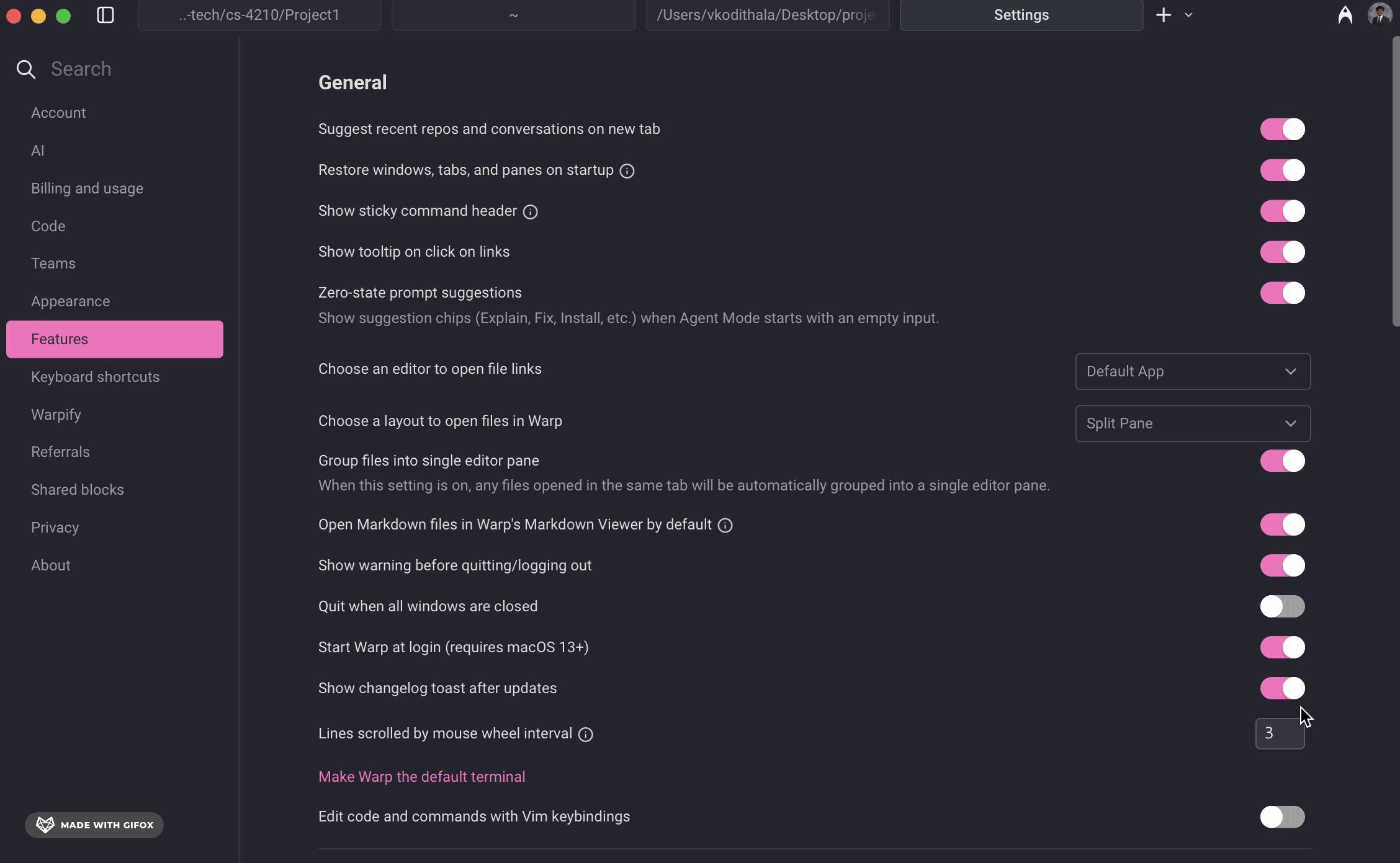 Warp: Building a first-class code editor in Warp