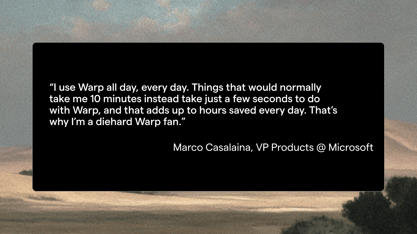 Warp: Introducing Warp Code: the fastest way from Prompt to Production