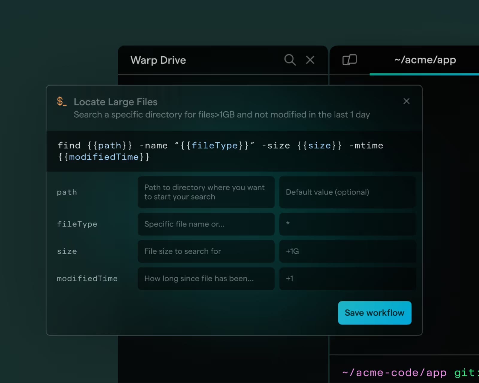 Warp Drive: Keep notebooks and workflows in your terminal | Warp